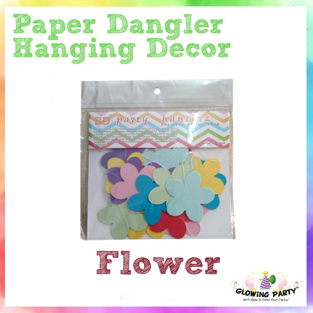 Paper Dangler Hanging Decor - Glowing Party House