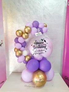 Crescent Garland Big Centerpiece - Glowing Party House